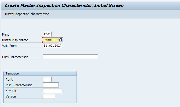 How to create Master Inspection Characteristic - Free SAP Online ... How to create Master Inspection Characteristic - Free SAP Online ...
