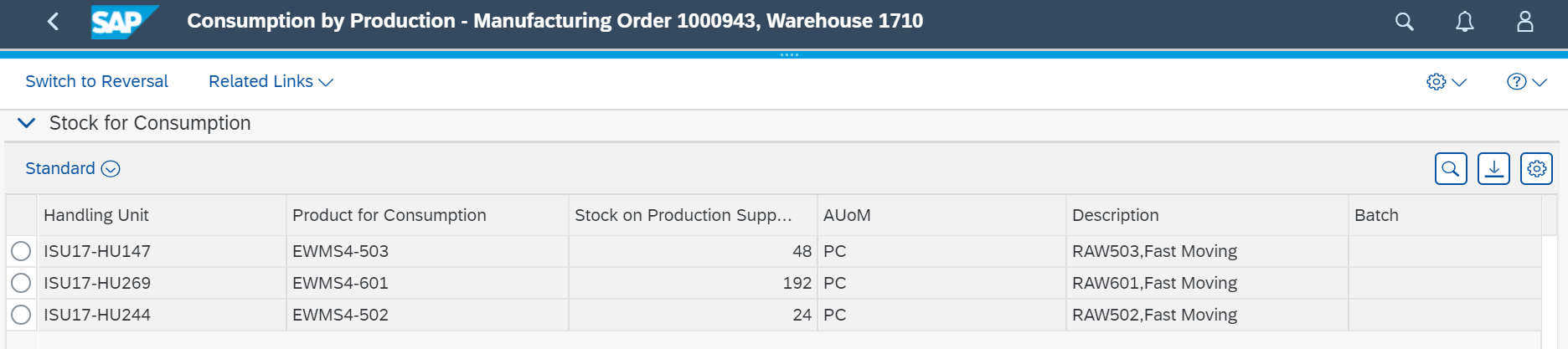 S/4HANA Embedded Extended Warehouse Management (EWM) Production ... S/4HANA Embedded Extended Warehouse Management (EWM) Production ...